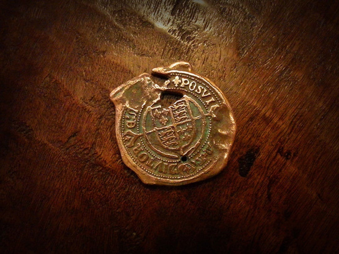 Goonies doubloon Prop Replica Brass-plated METAL Real Patina - Etsy