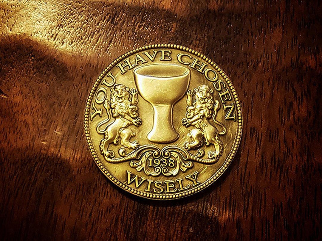 Indiana Jones - "heads or Tails - FLIP Coin" Challenge Coin!!! Real ...