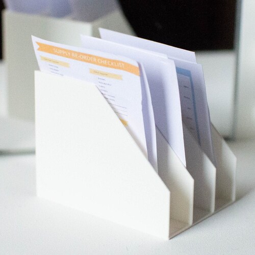 Miniature Office Paper Tray Magazine Holder Miniature Paper - Etsy