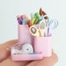 1/4, Miniature Spray Can Rack With Spray Paints, Dollhouse Craftroom ...