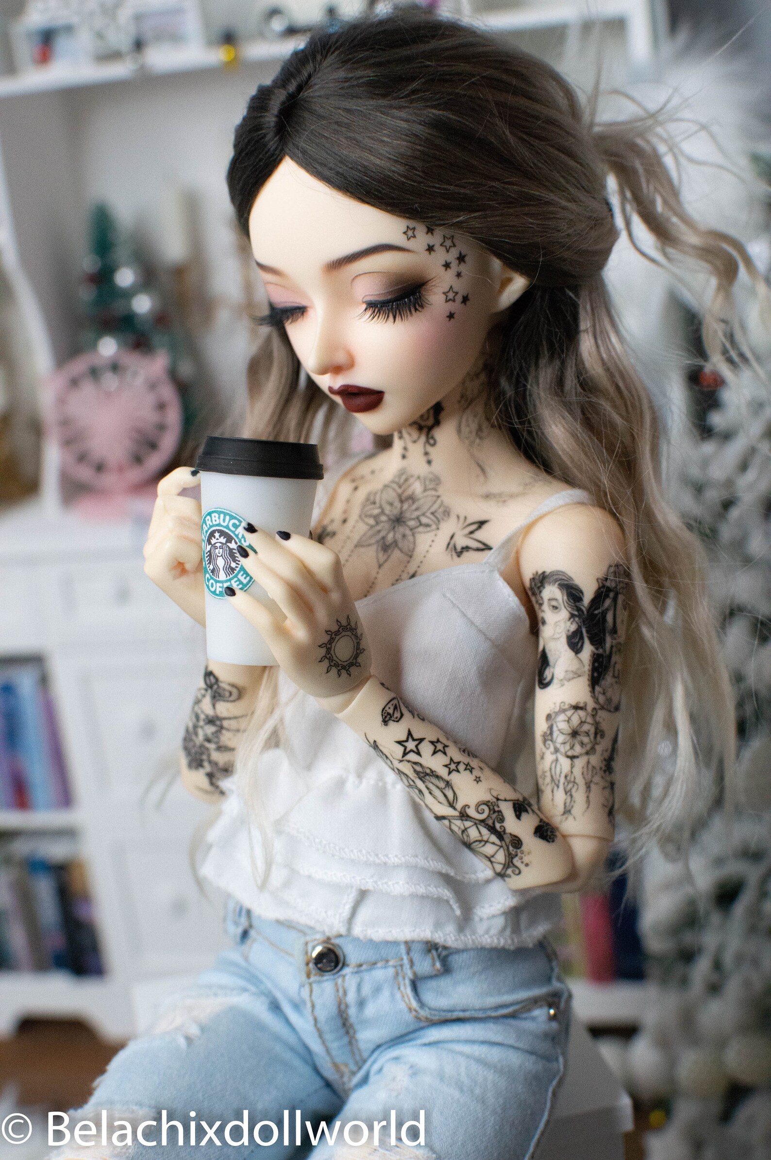 1/4 or 1/3 Miniature Coffee Cup Bjd Miniature Bjd SD - Etsy