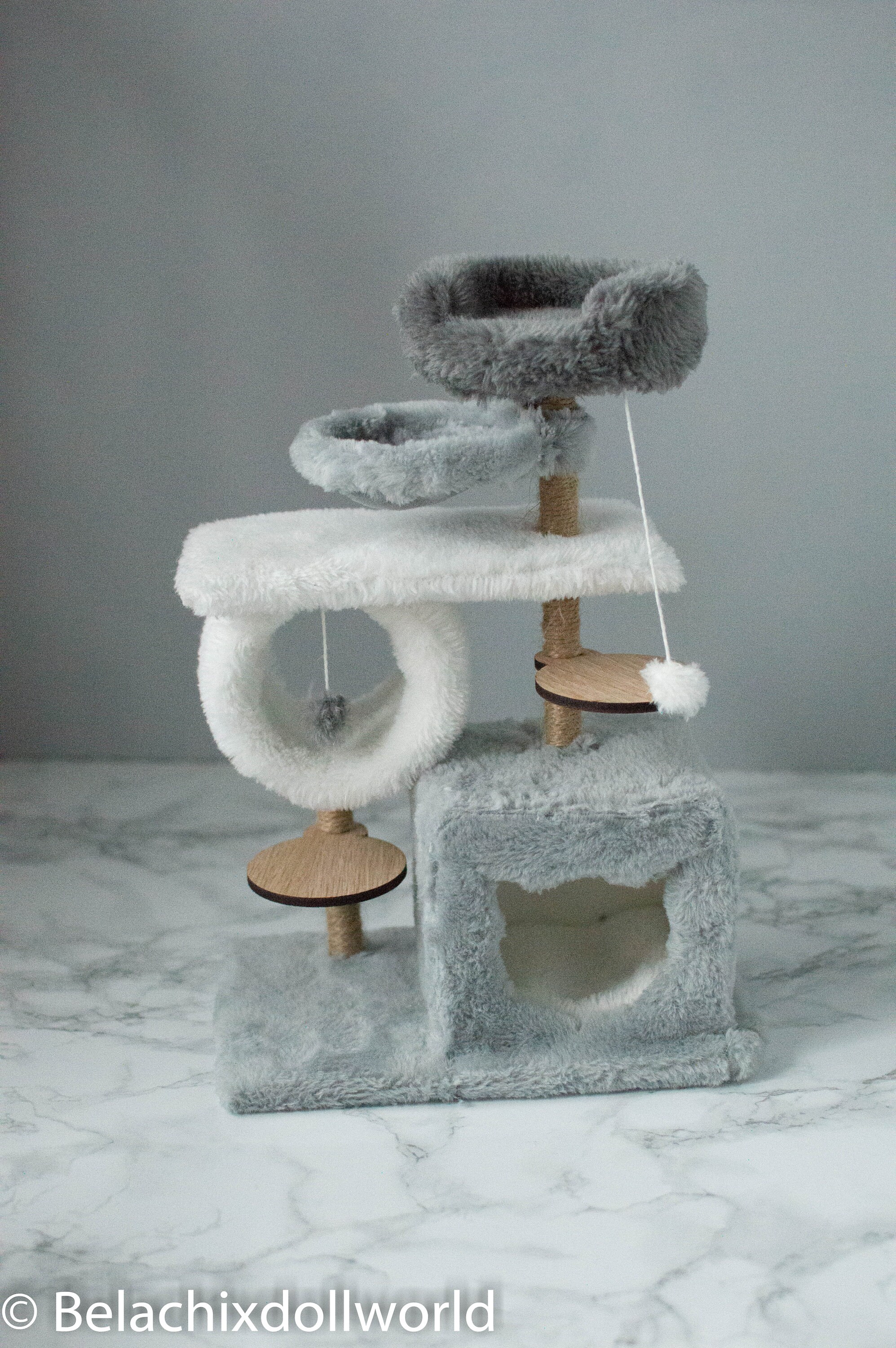 1:4 or 1/6 Miniature Cat Tree Miniature Cat Toy Miniature | Etsy