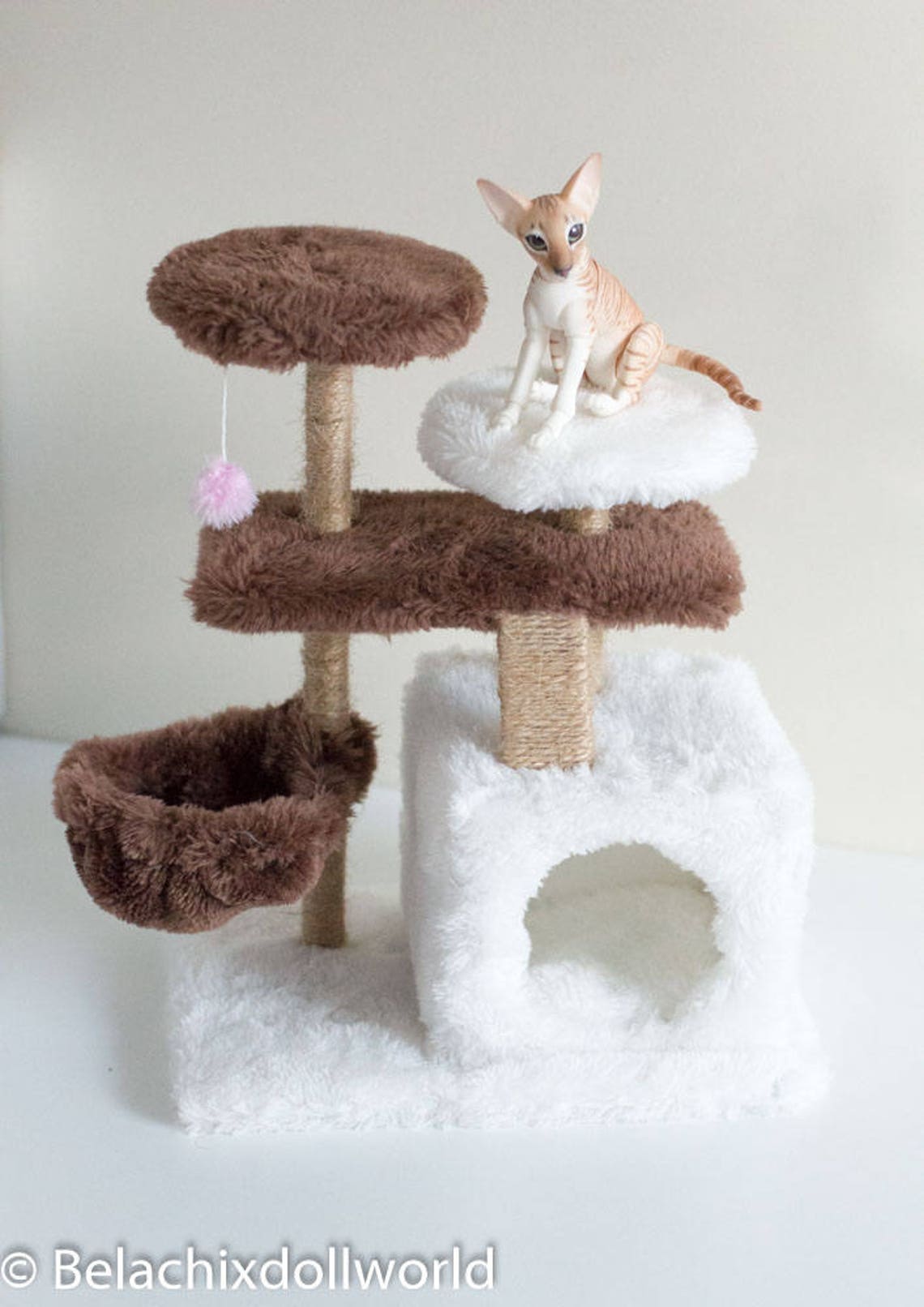 1:4 or 1/6 Miniature cat tree miniature cat toy miniature | Etsy