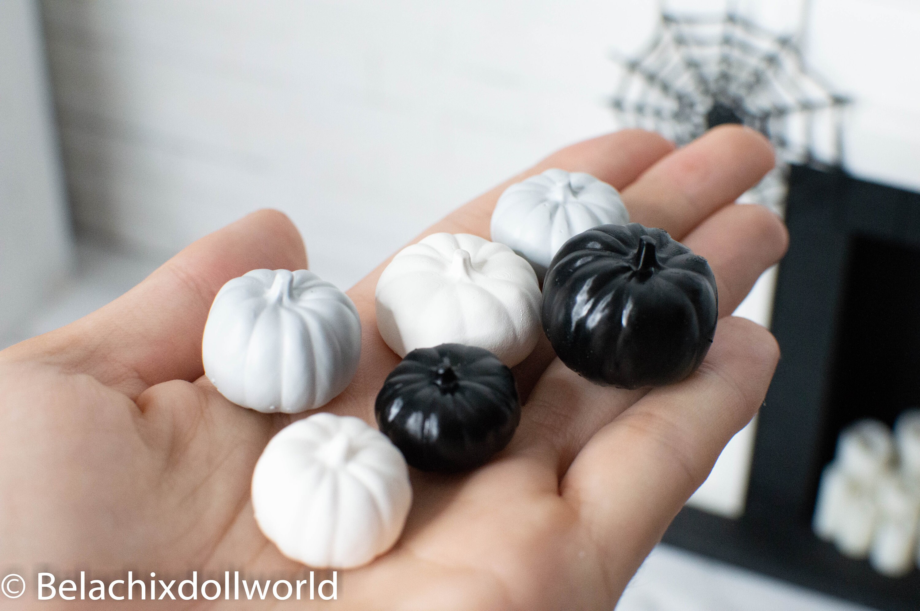 Miniature Pumpkin Set 6 Pumpkins Miniature Halloween | Etsy