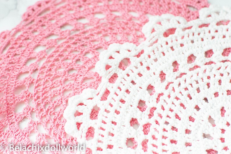 1/4 or 1:6 Miniature Crochet Rug Miniature Crochet Rug | Etsy