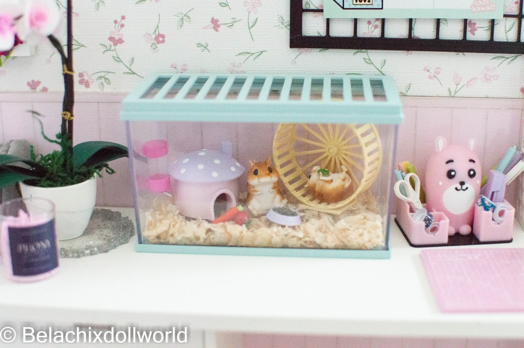 1/6, 1/4, Miniature Hamster Cage, Doll Toy, Dollhouse Miniature ...