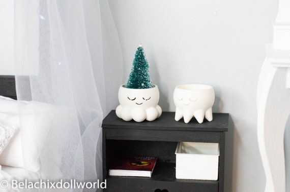 Miniature EMPTY planter set of 2 miniature flower pot | Etsy