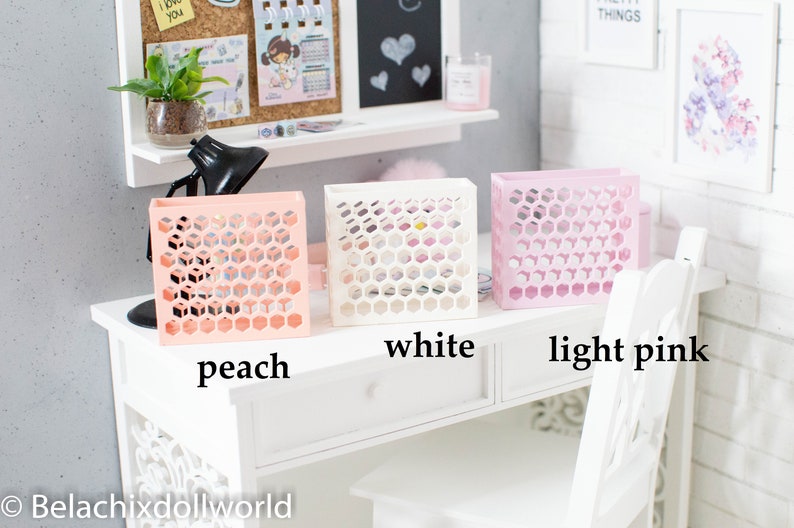 Miniature Magazine Holder Miniature Office Paper Tray | Etsy