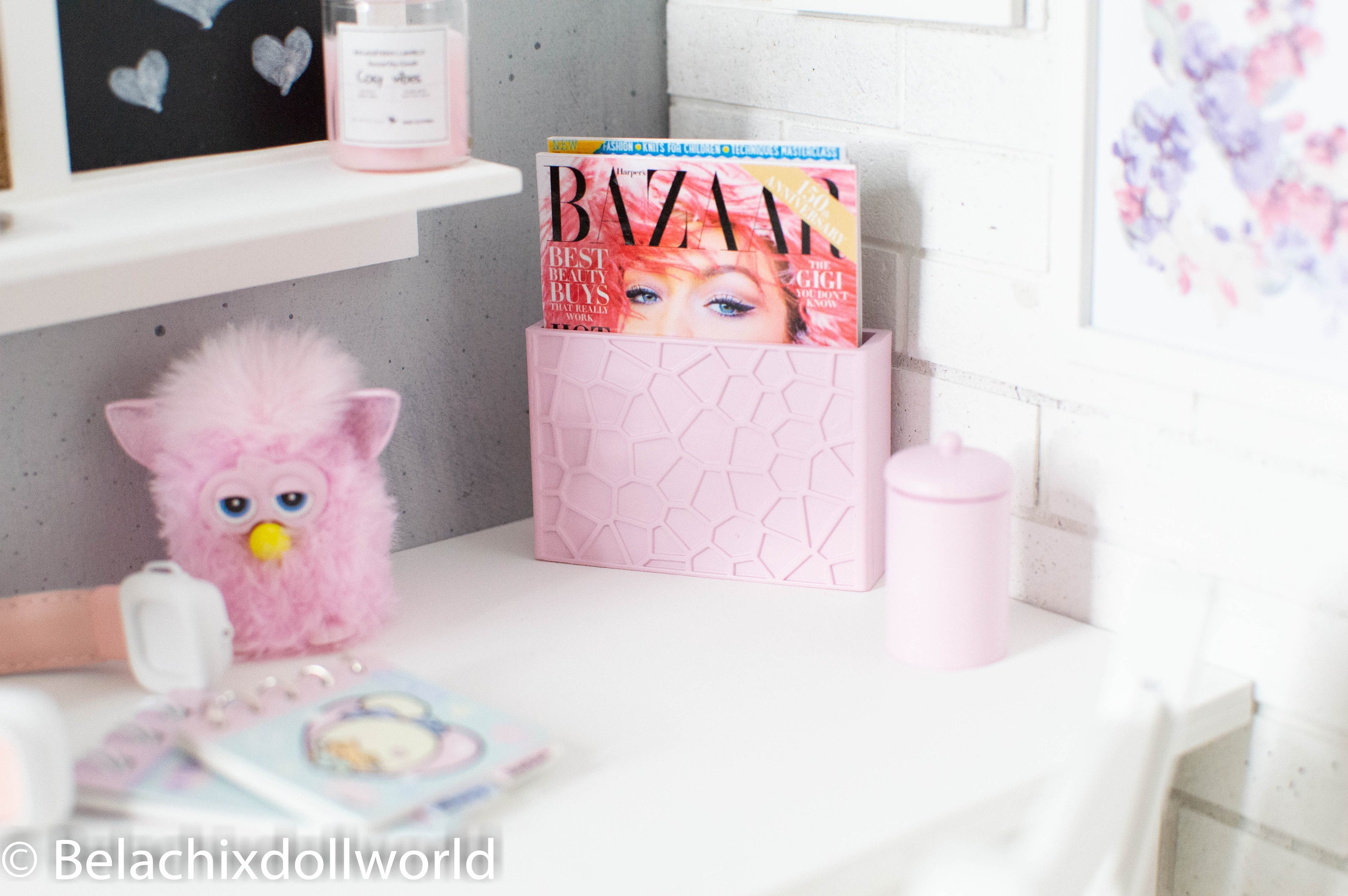 3 Pc 1/4 Miniature Home and Craft Magazine Miniature - Etsy