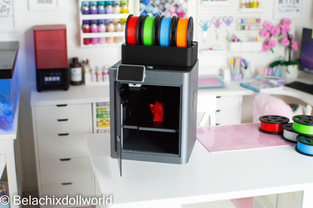 1/4, Miniature FDM 3D Printer, Dollhouse 3D Printer, Miniature Prop ...