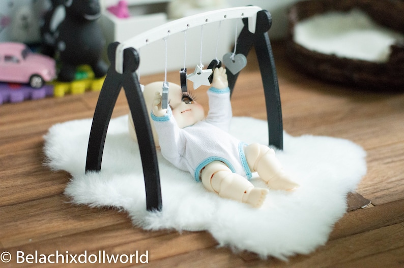 1/6, 1/8 Miniature Baby Activity Center, Mini Baby Gym, Miniature Baby ...