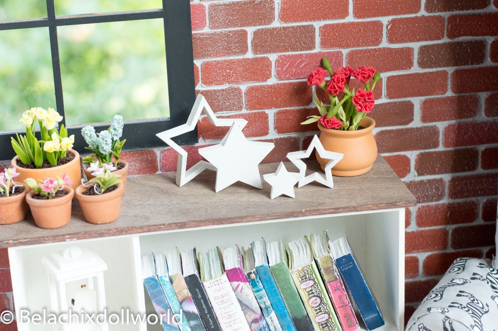 Dollhouse Props Miniature Props Miniature Stars Set of 4 - Etsy