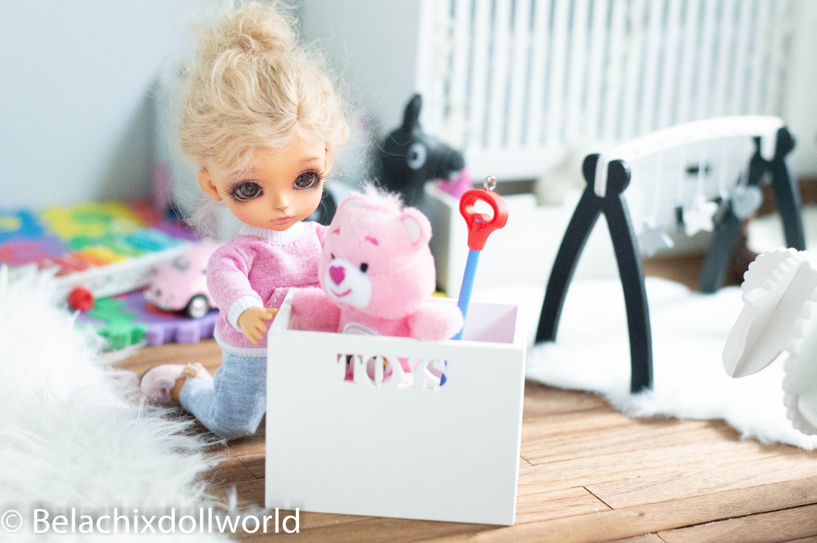 Miniature Empty Dollhouse Toy Box Toy Chest Miniature - Etsy