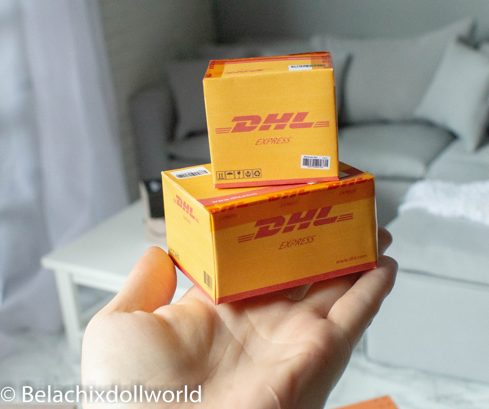 1/4 and 1/6 Miniature Shipping Box Dollhouse Shipping Box | Etsy