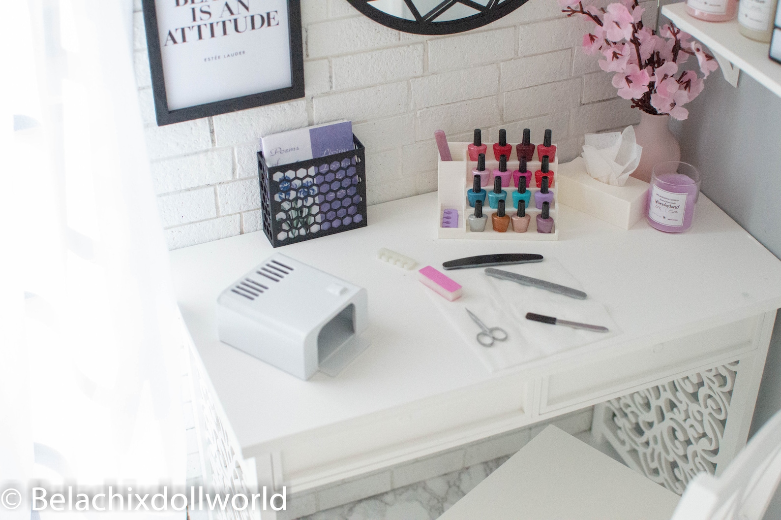 1/4 or 1/3 Unfinished Miniature Manicure Set Miniature Nail - Etsy