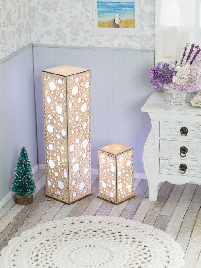 Miniature Lamp Doll Light Dollhouse Lighting BJD MSD | Etsy