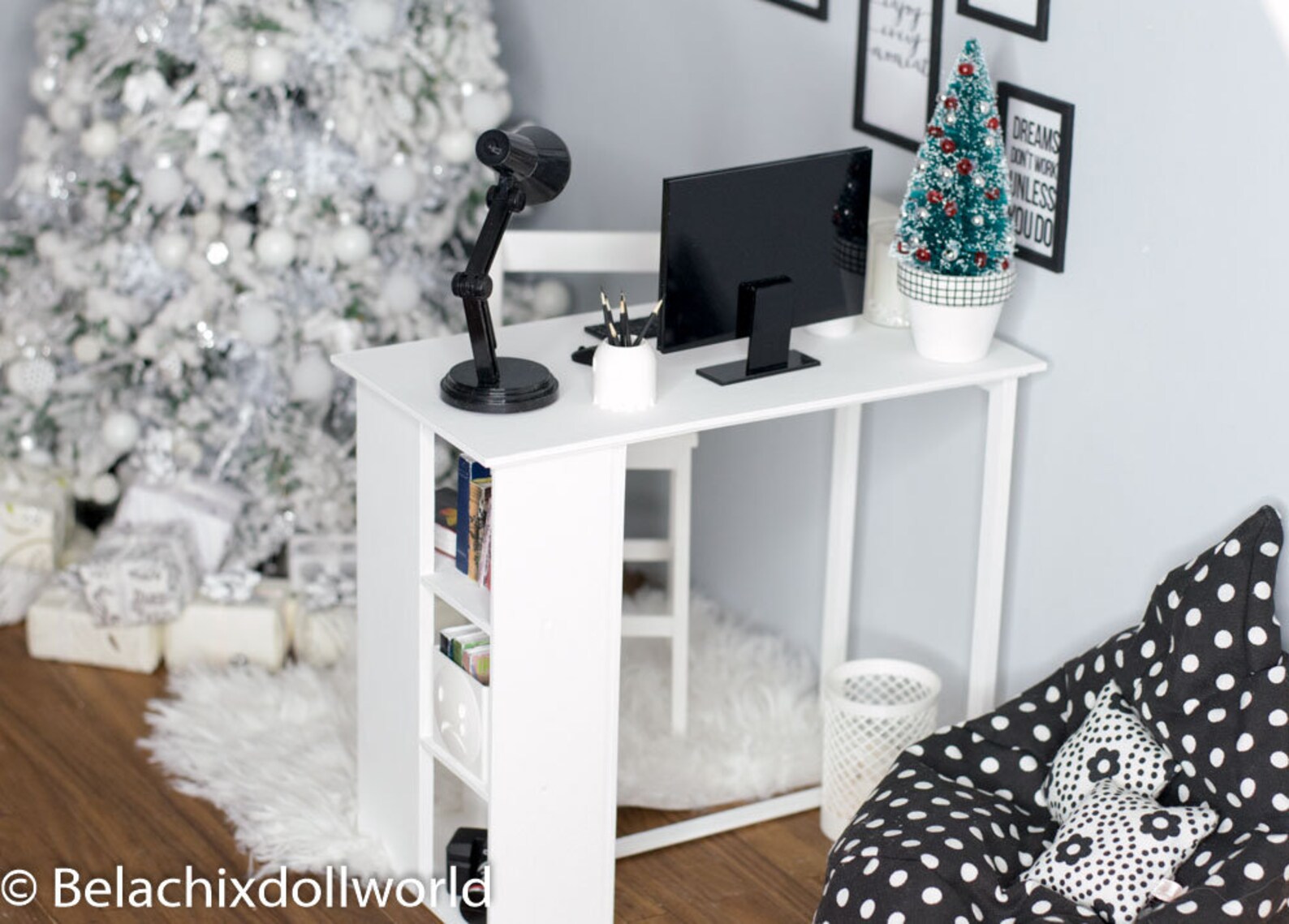 Miniature High Table and Chair High Table High Chair 1/4 | Etsy