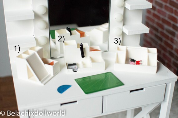 Miniature EMPTY Desk Organizerminiature Pencil Holder Desk - Etsy