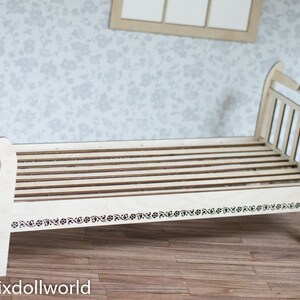 Dollhouse Bed, 1/4, Minifee, Miniature Bed, BJD, MSD, Minifee, MNF ...