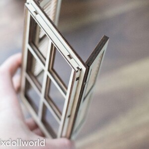 Small Shutter Window 1/6 Size Dolldiorama, Diorama, Roombox, Miniature ...