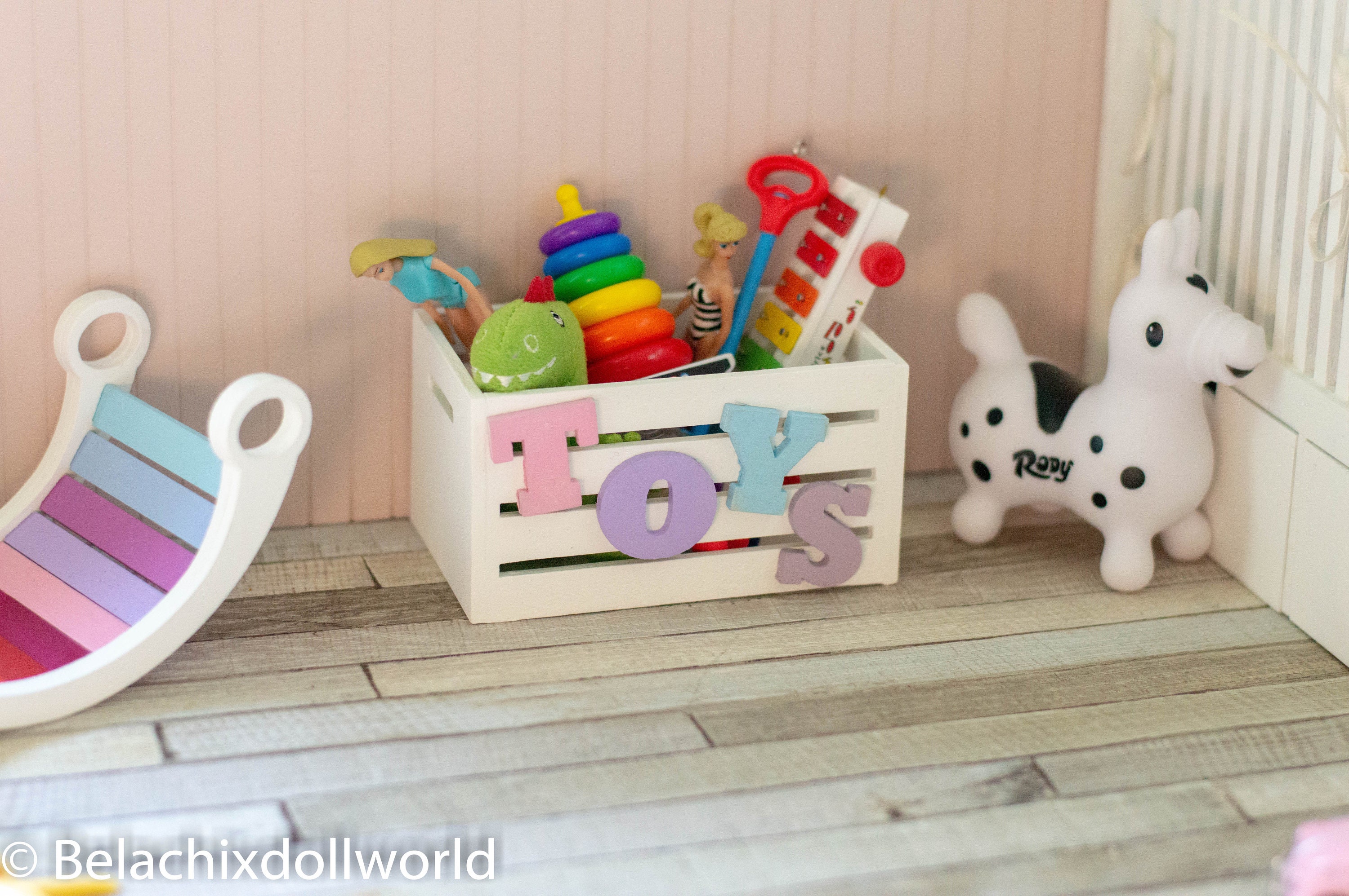 Miniature Empty Dollhouse Toy Box Toy Chest Miniature - Etsy