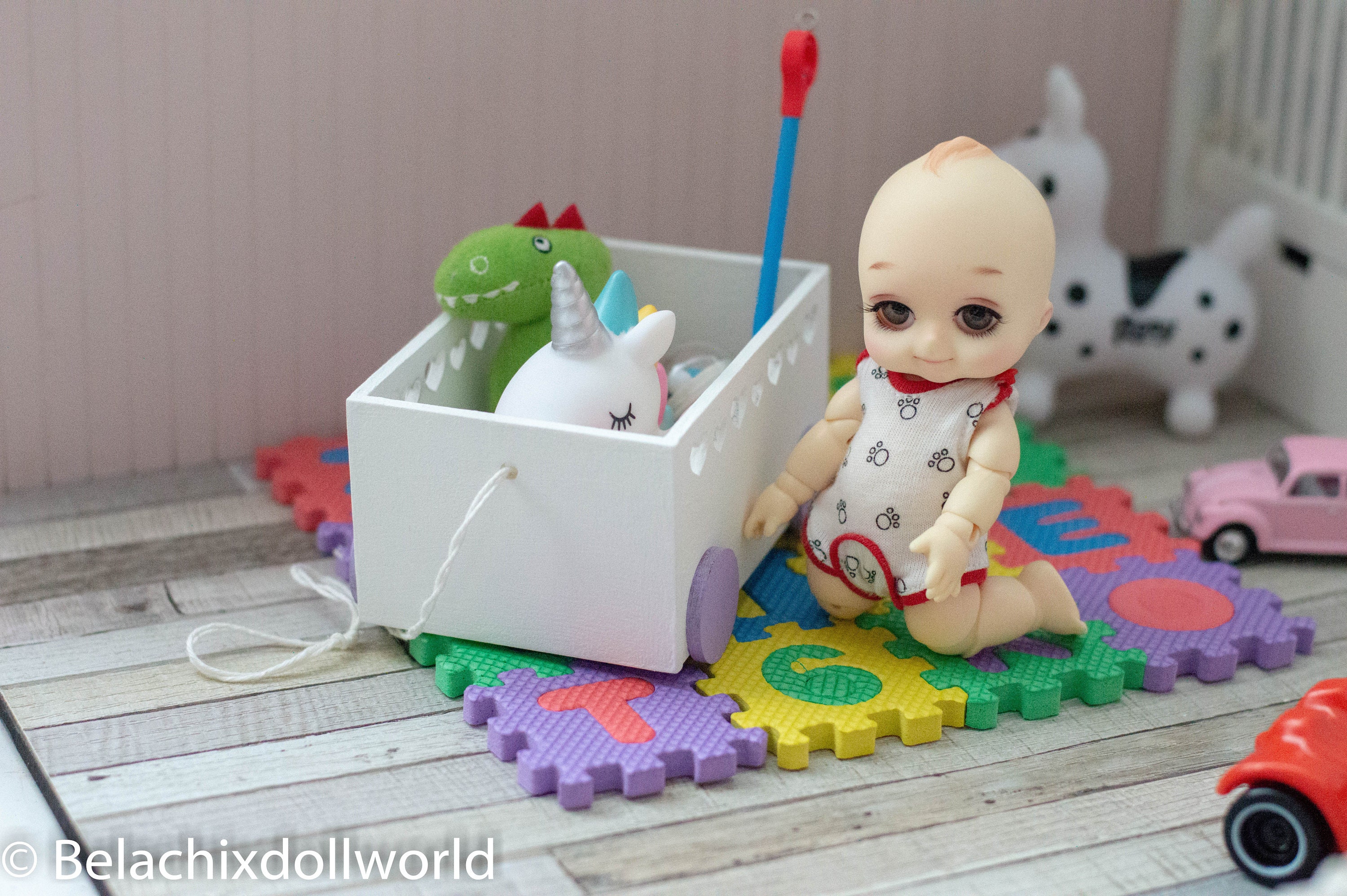 Miniature Empty Dollhouse Toy Box Toy Chest Miniature - Etsy