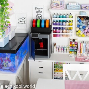 1/4, Miniature FDM 3D Printer, Dollhouse 3D Printer, Miniature Prop ...