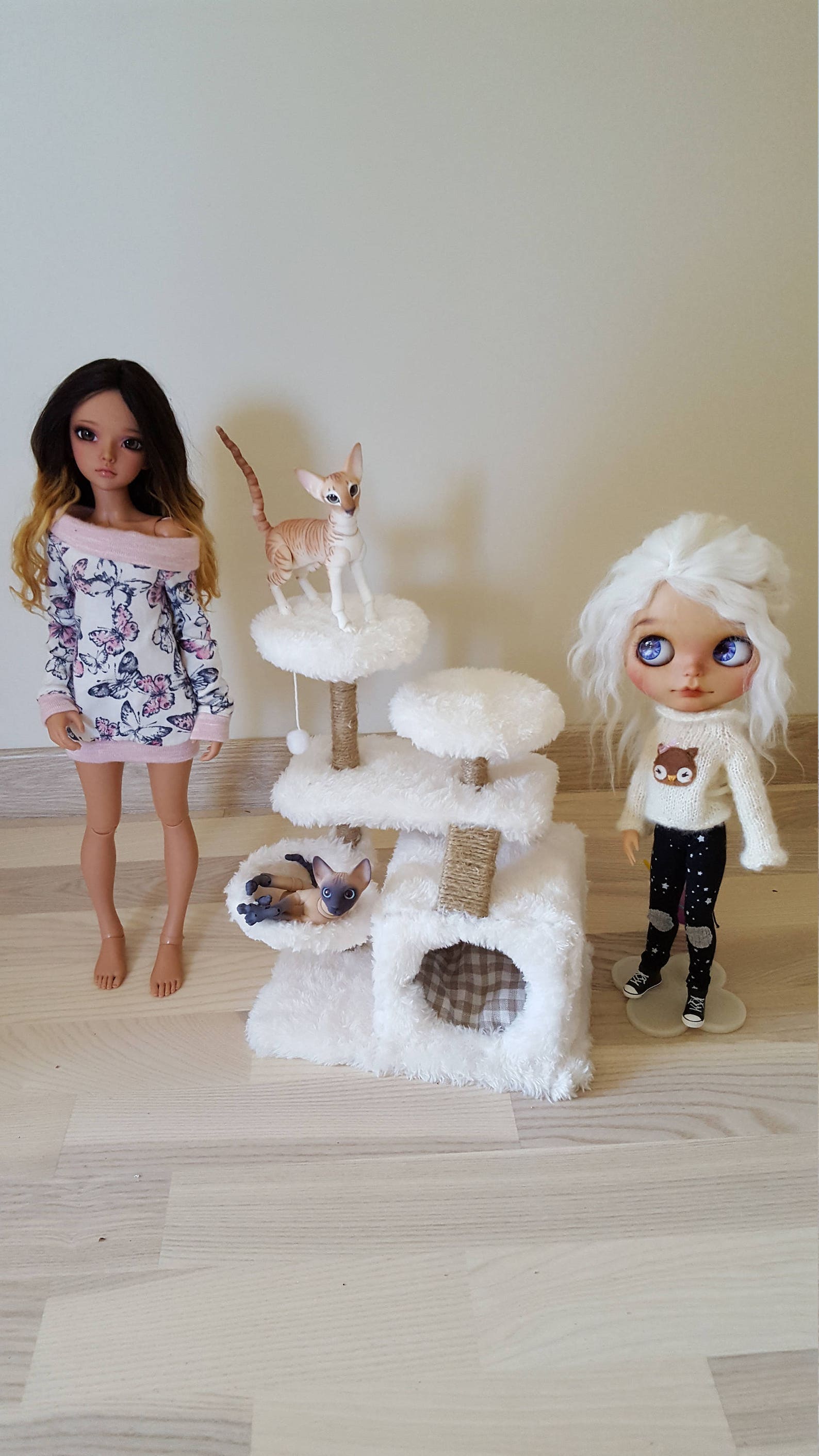 1:4 or 1/6 Miniature Cat BJD Cat 5cm OR 6cm Cat Doll Cat - Etsy