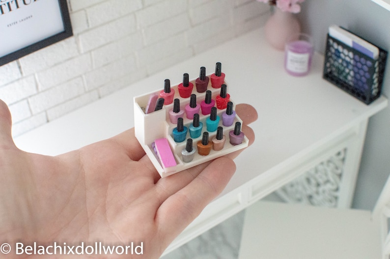 1/4 or 1/3 Unfinished Miniature Manicure Set Miniature Nail - Etsy