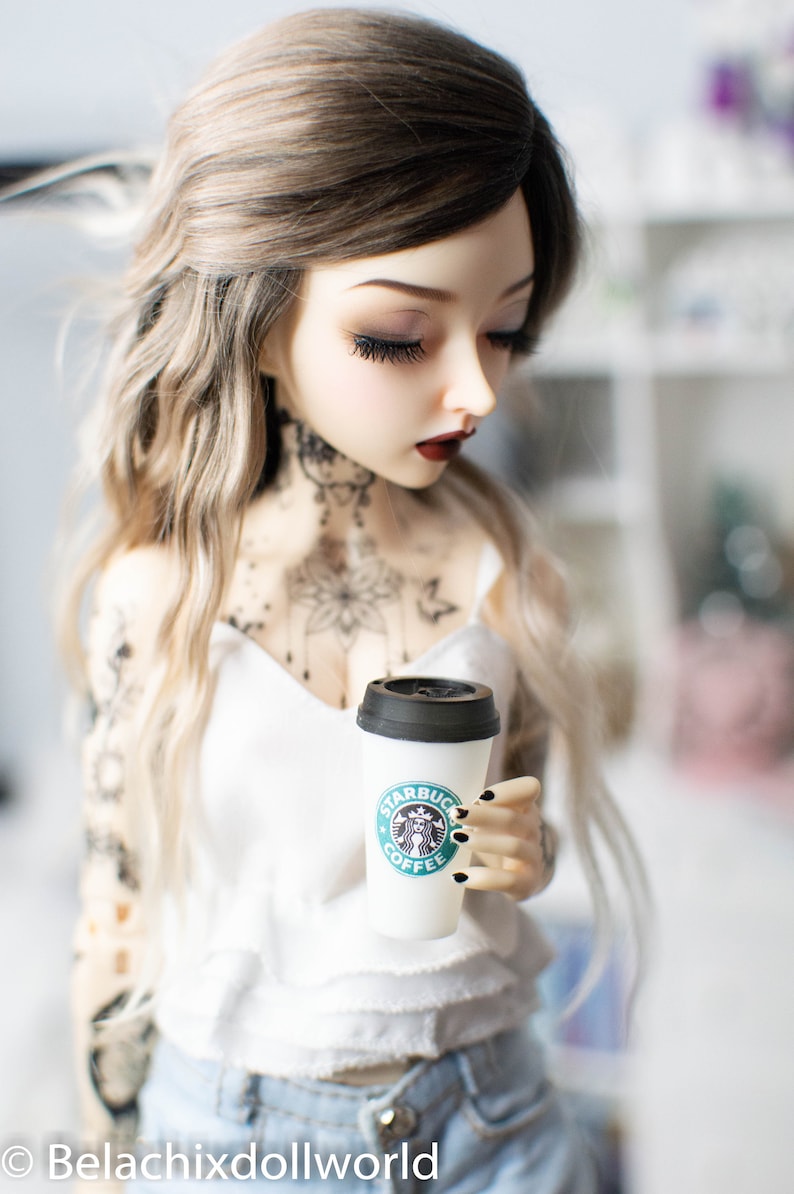 1/4 or 1/3 Miniature Coffee Cup Bjd Miniature Bjd SD - Etsy