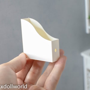 1:6 or 1/4, Miniature Magazine Holder, Miniature Office Paper Tray ...