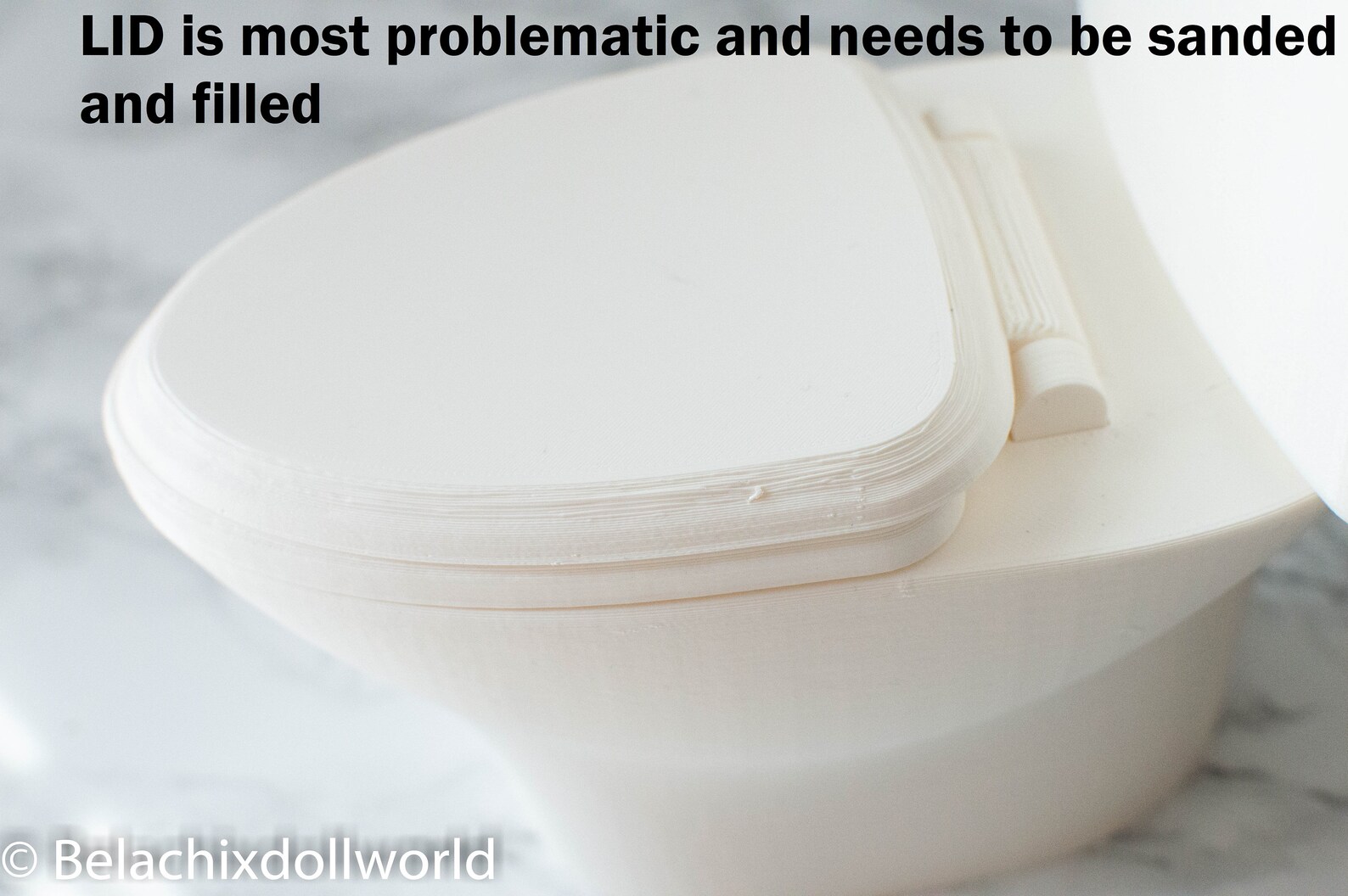 1:4 Miniature Toilet DIY Bathroom Dollhouse Toilet | Etsy