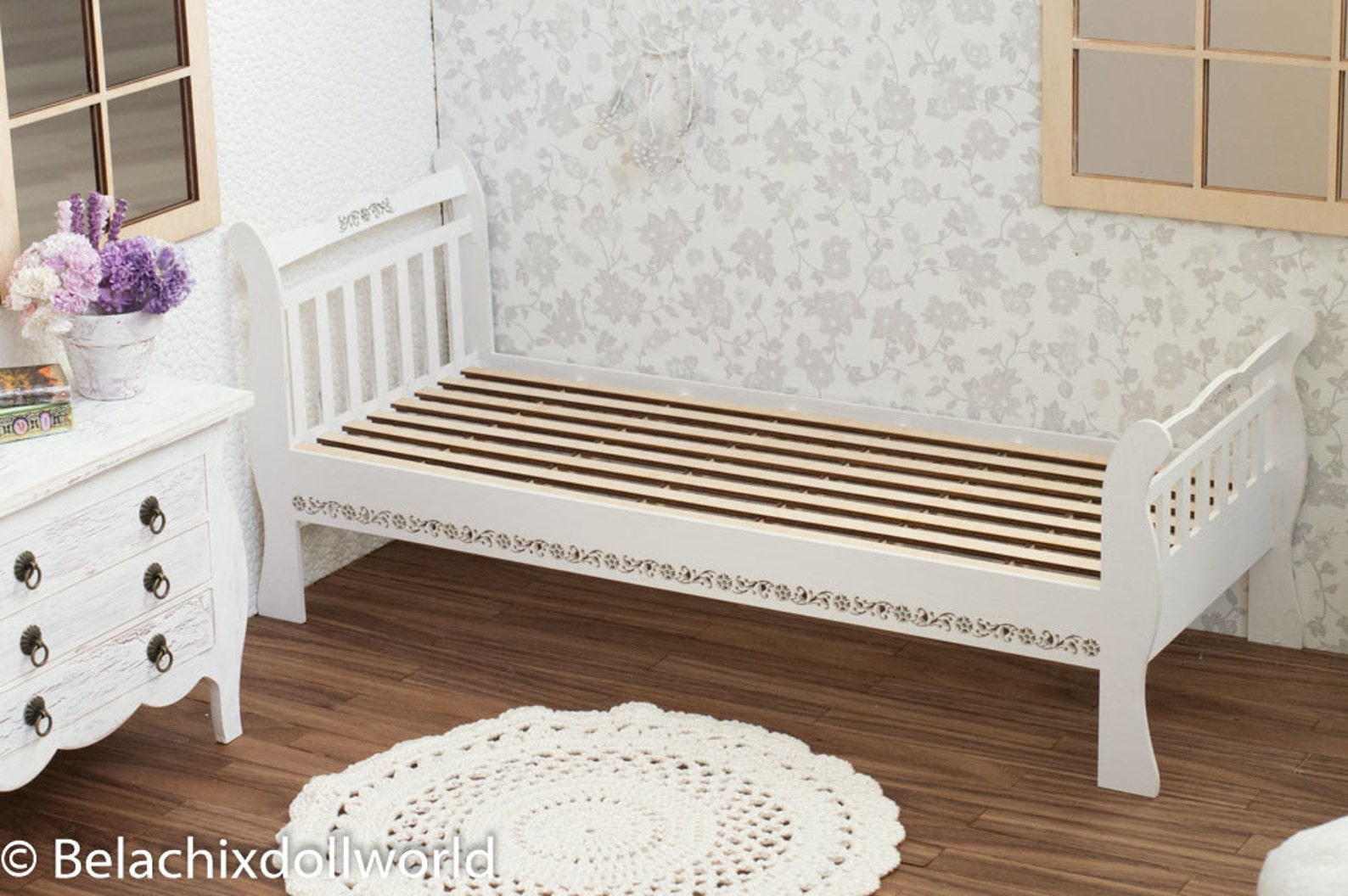 Dollhouse Bed 1/4 Minifee Miniature Bed BJD MSD Minifee - Etsy