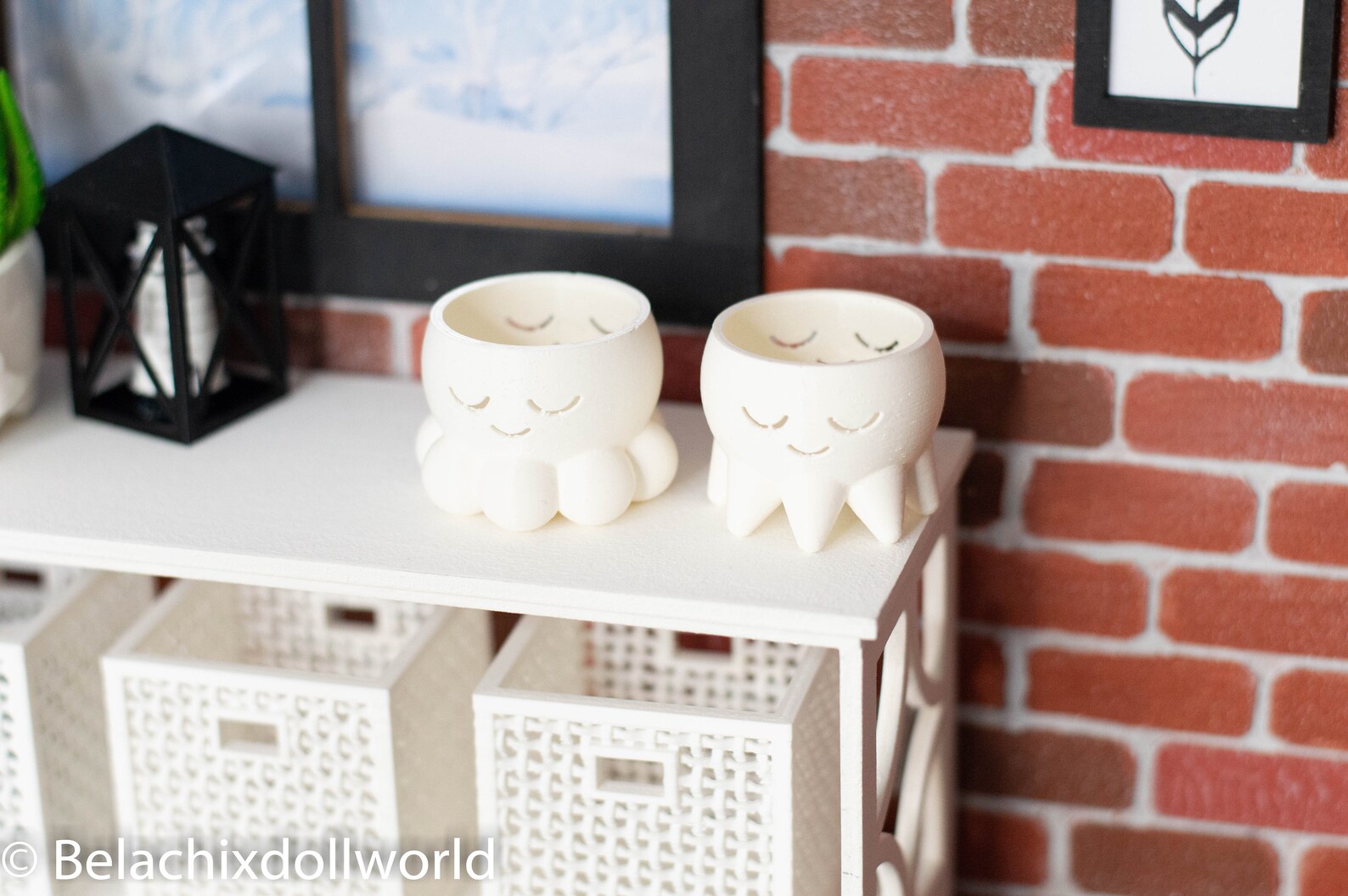 Miniature EMPTY Planter Set of 2 Miniature Flower Pot | Etsy