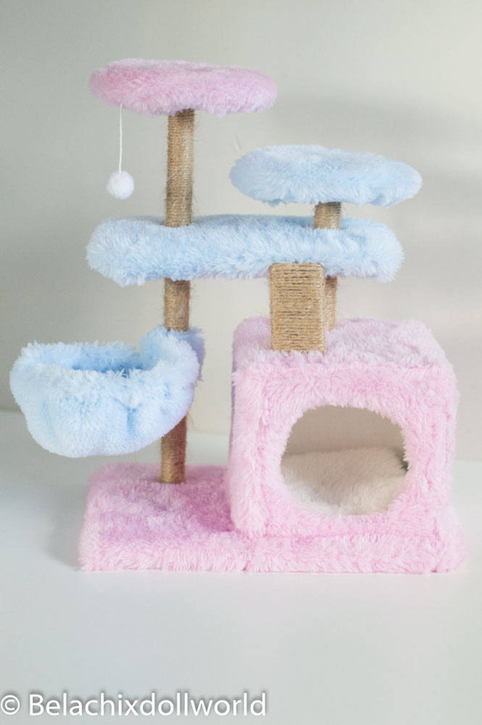 1:4 or 1/6 Miniature Cat Tree Miniature Cat Toy Miniature - Etsy