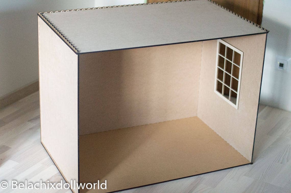 1/4 Size Unfinished Roombox Extra Wall Doll Diorama 3 | Etsy