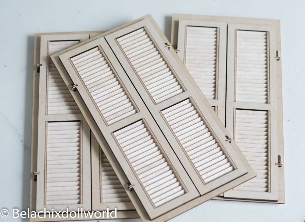 Shutter Window 1/6 and 1/4 Size Dolldiorama, Diorama, Roombox ...