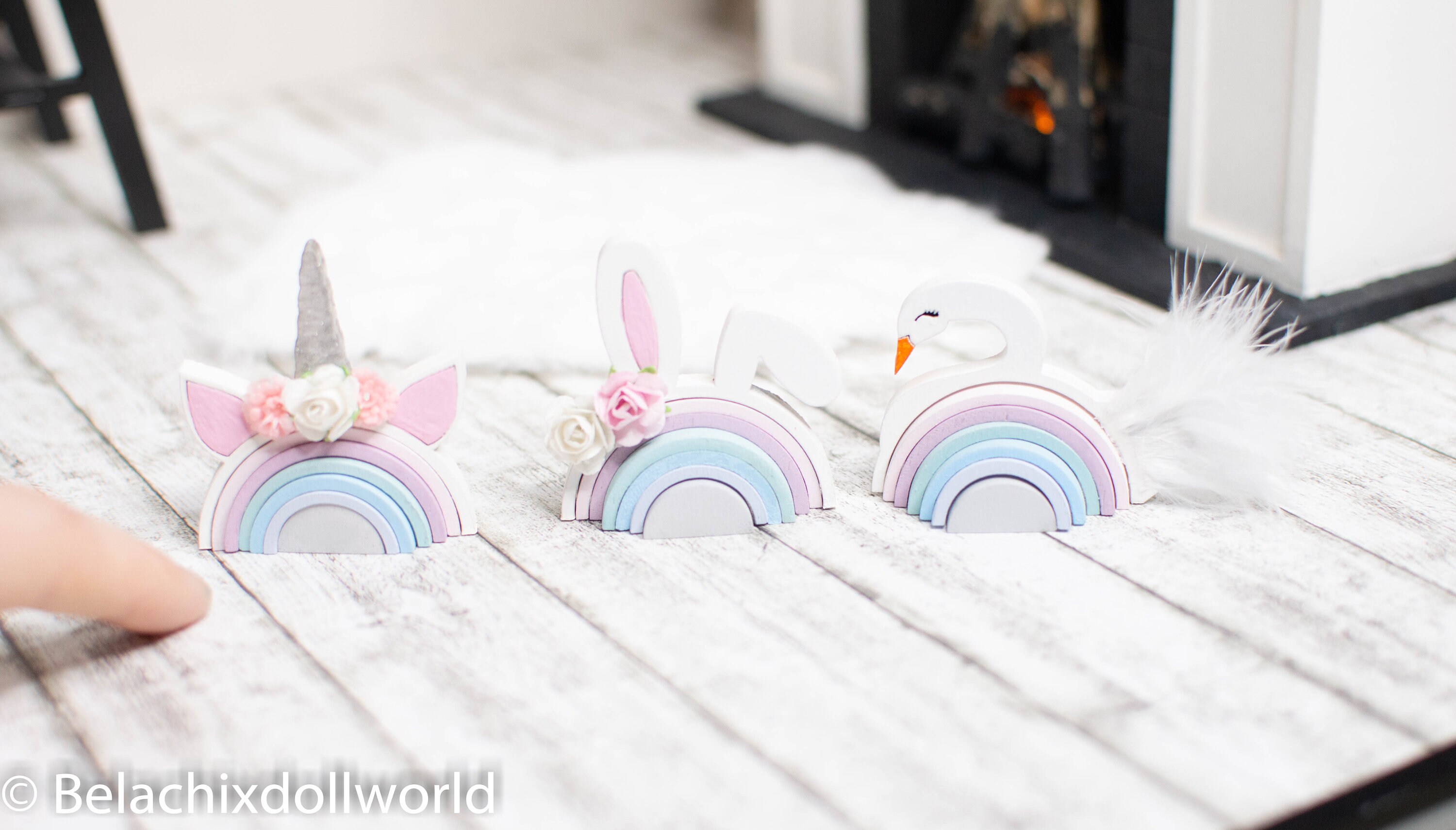 Miniature Stacking Rainbow 1/8 1/6 1/4 Fits All Scales - Etsy