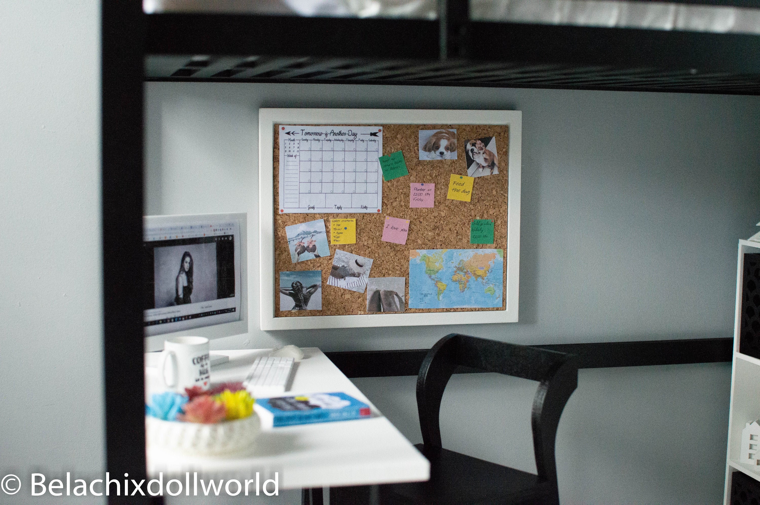 Miniature Bulletin Board Miniature Memory Board Dollhouse - Etsy