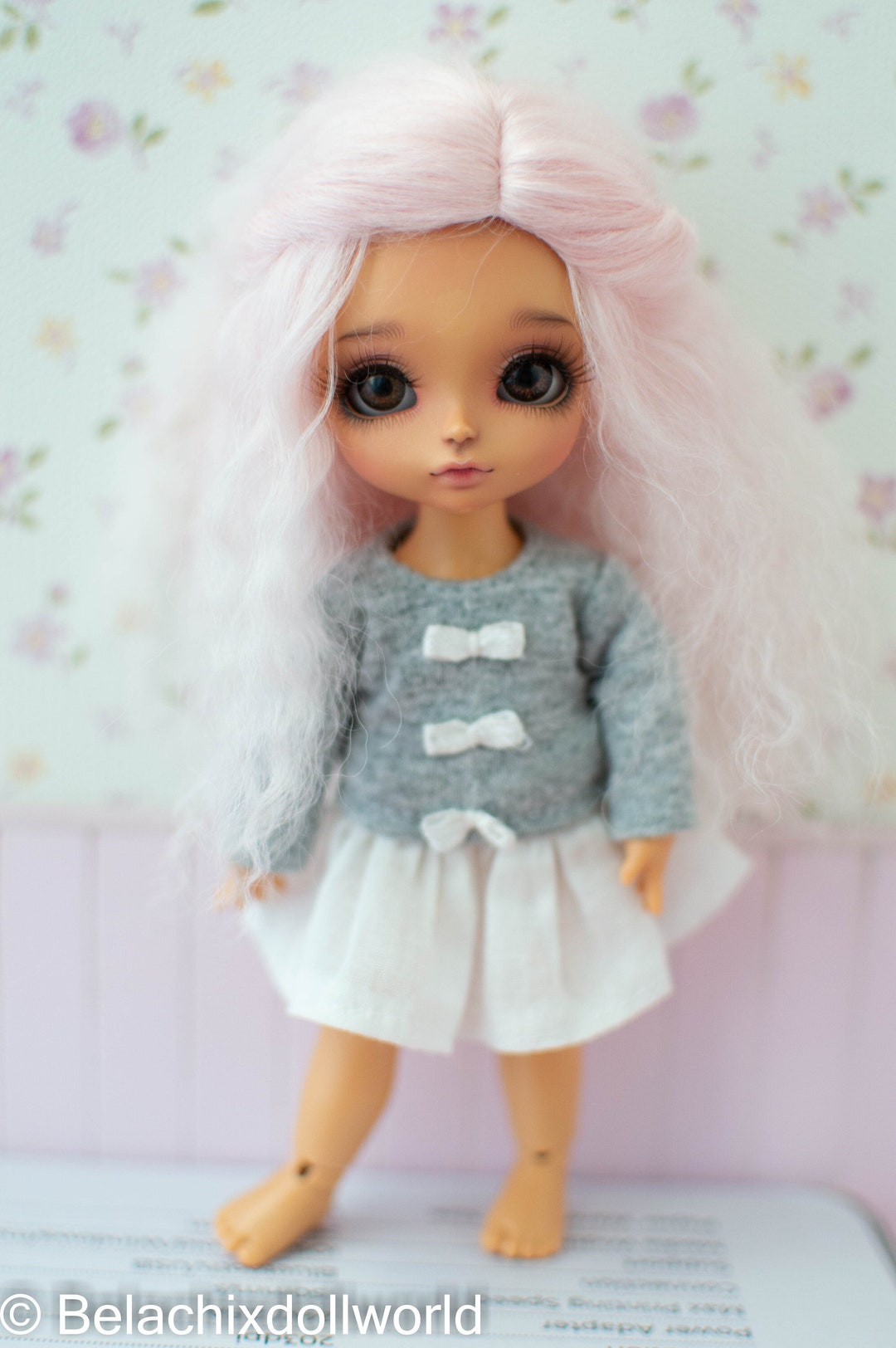 6" Mohair Wig, 15 Cm Head Circumference Wig, Lati Yellow Wig, 5-6" Wig ...