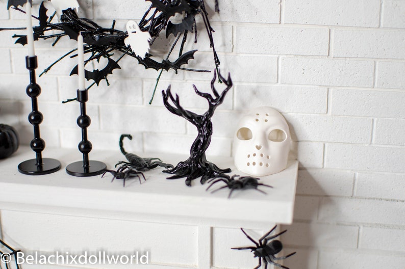 Miniature Dead Tree Miniature Halloween Dollhouse Halloween - Etsy