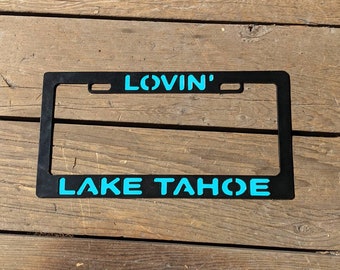 Lake License Plate Frame - Etsy