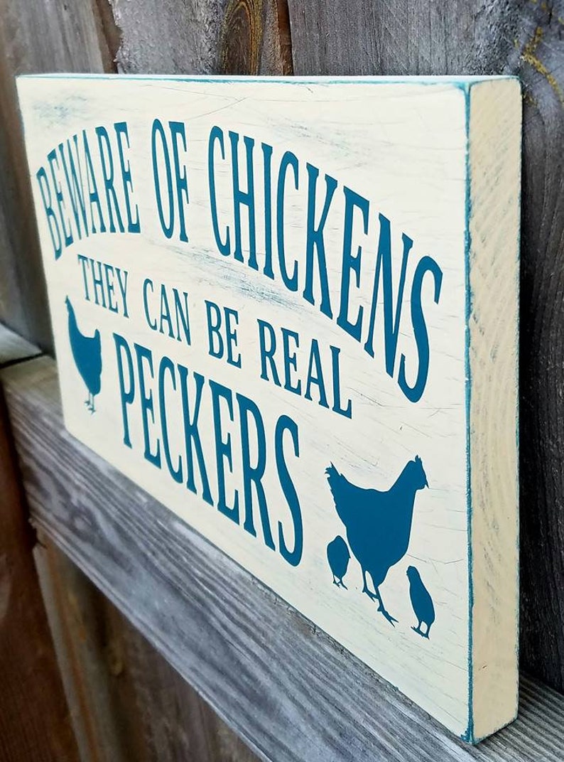 Chicken Coop Sign Farmhouse Decor Chicken Sign Chicken - Etsy