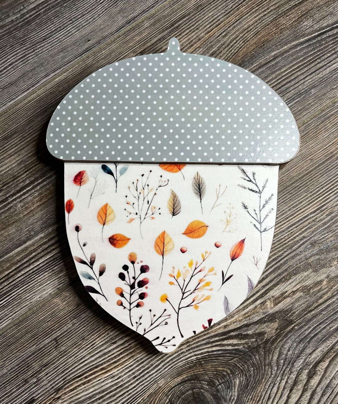 Fall Acorn Wooden Sign Autumn Decor Acorn Sign Fall Sign Thanksgiving ...