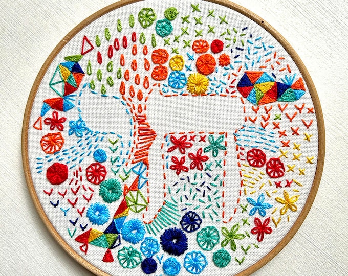 Jewish Embroidery Kit, Hebrew/english, Creative Jewish Gift, Jewish ...