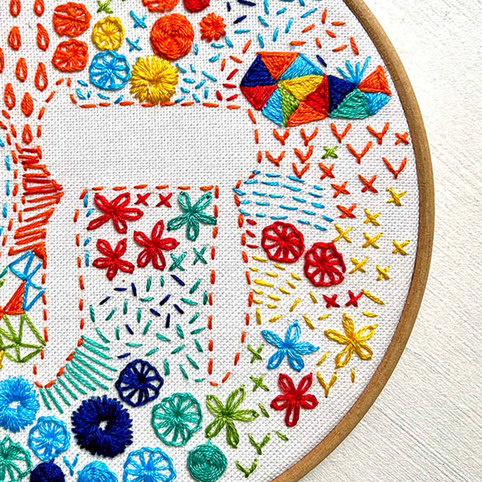 Jewish Chai Embroidery Pattern: Hebrew Chet and Yud Hoop Art (PDF ...