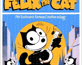Felix the Cat Poster - Etsy