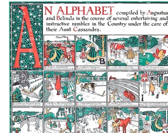 Vintage Alphabet Wall Decor - Etsy