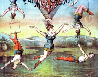 French Circus Poster | Etsy
