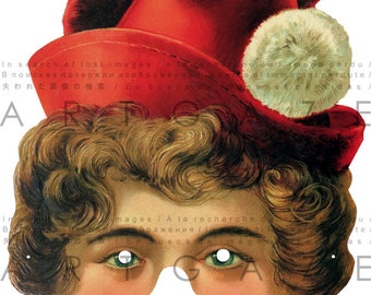 Victorian Half Mask - Etsy